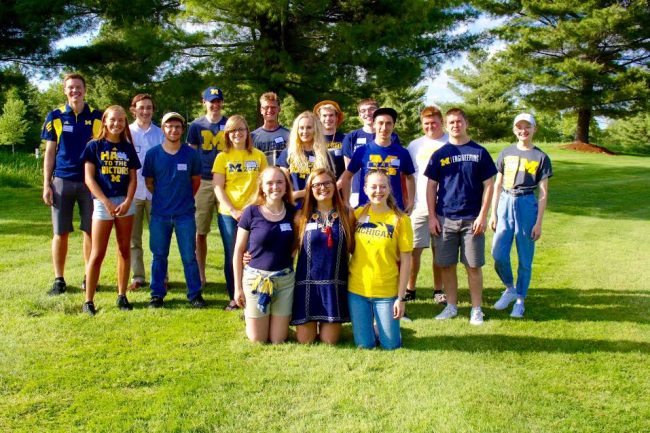 U of M club awards scholarships and holds tailgate party