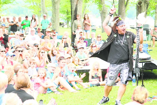 Magic and Music: Michael Trixx, Barefoot pack the park in Onekama