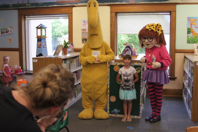 Off the pages: Popular children's book characters visit library