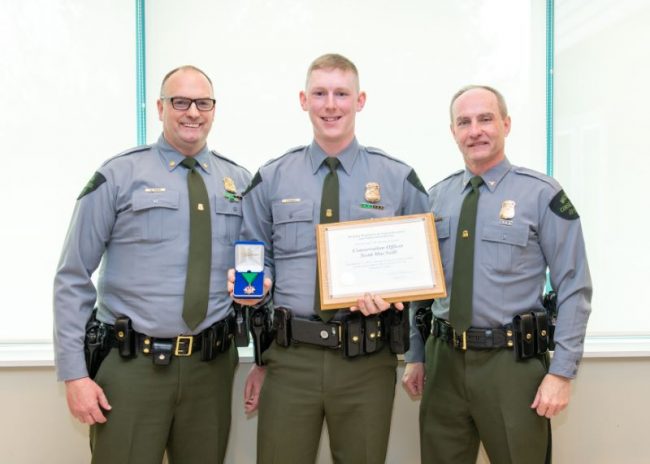 Conservation officers receive lifesaving medals