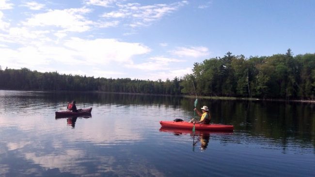 Water tour on Ann Lake