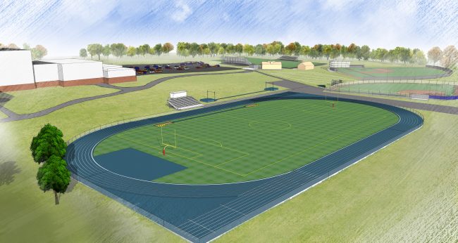 Bids returned on community track project