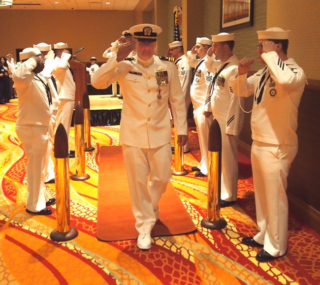 MHS graduate retires from U.S. Navy