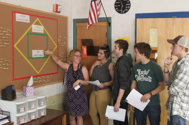 Target board helps CASMAN students in learning process