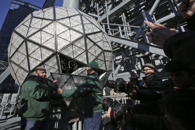 Times Square New Year's Eve ball gets some new sparkle