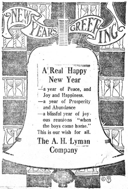 Looking back at 1918 'year in review'