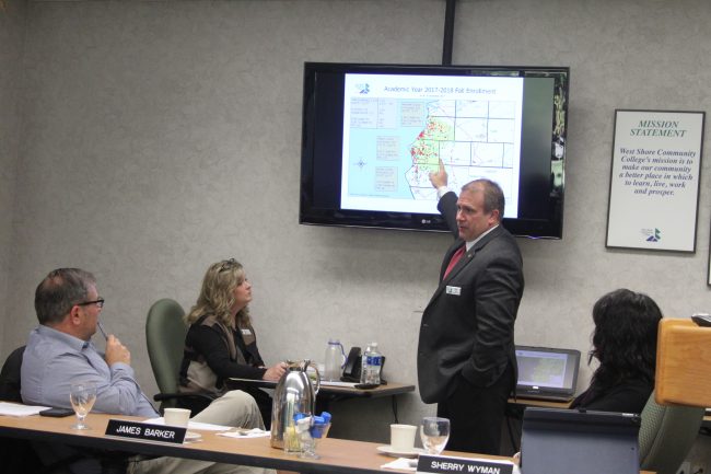 WSCC board to consider new president's contract