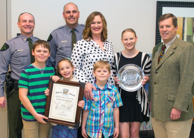 DNR officer Converse earns officer of the year honor