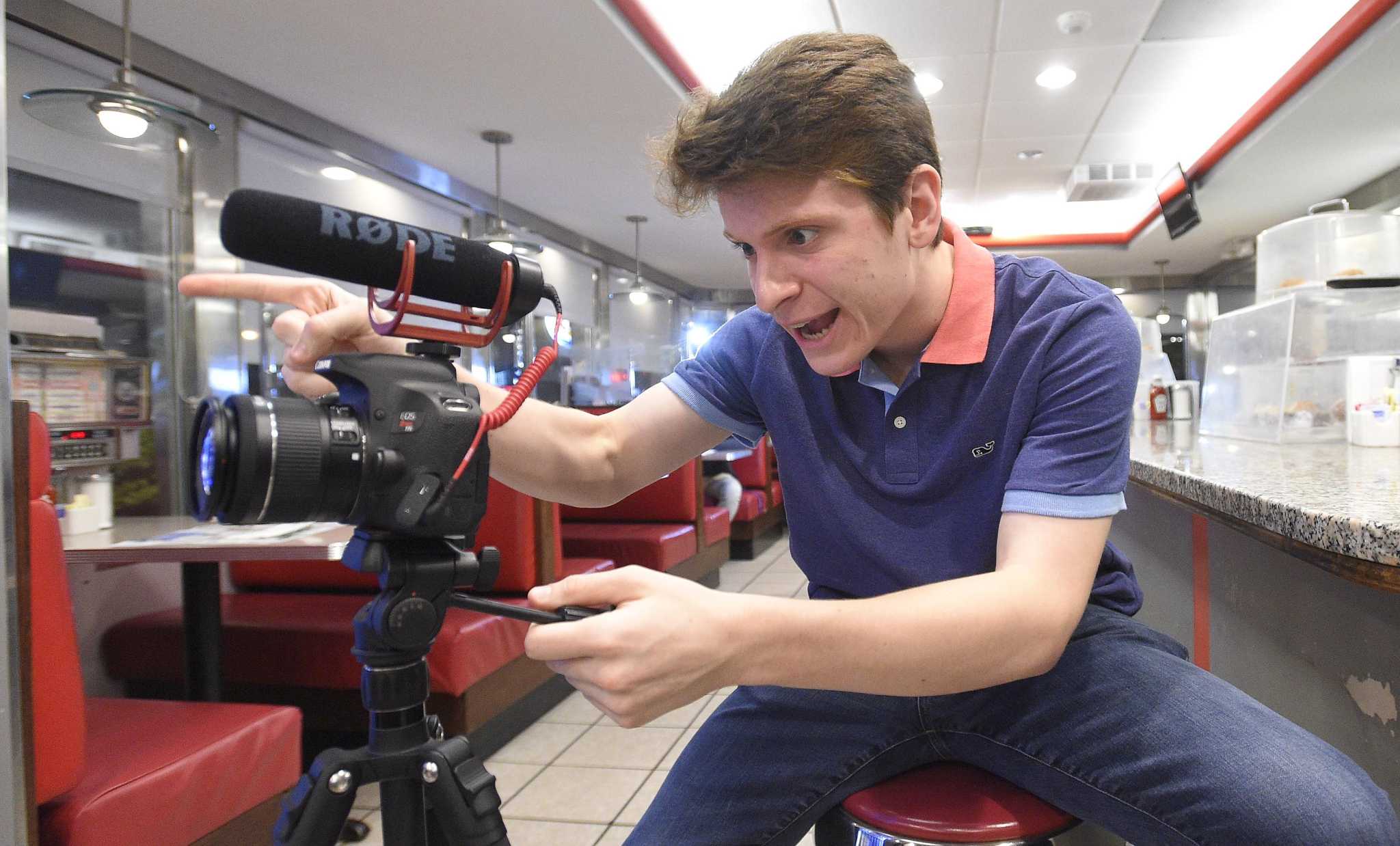Teen filmmaker sets his short films in Stamford