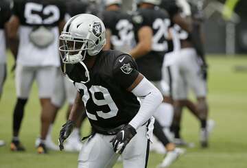 Raiders receiver Hunter Renfrow, cornerback Lamarcus Joyner push each other
