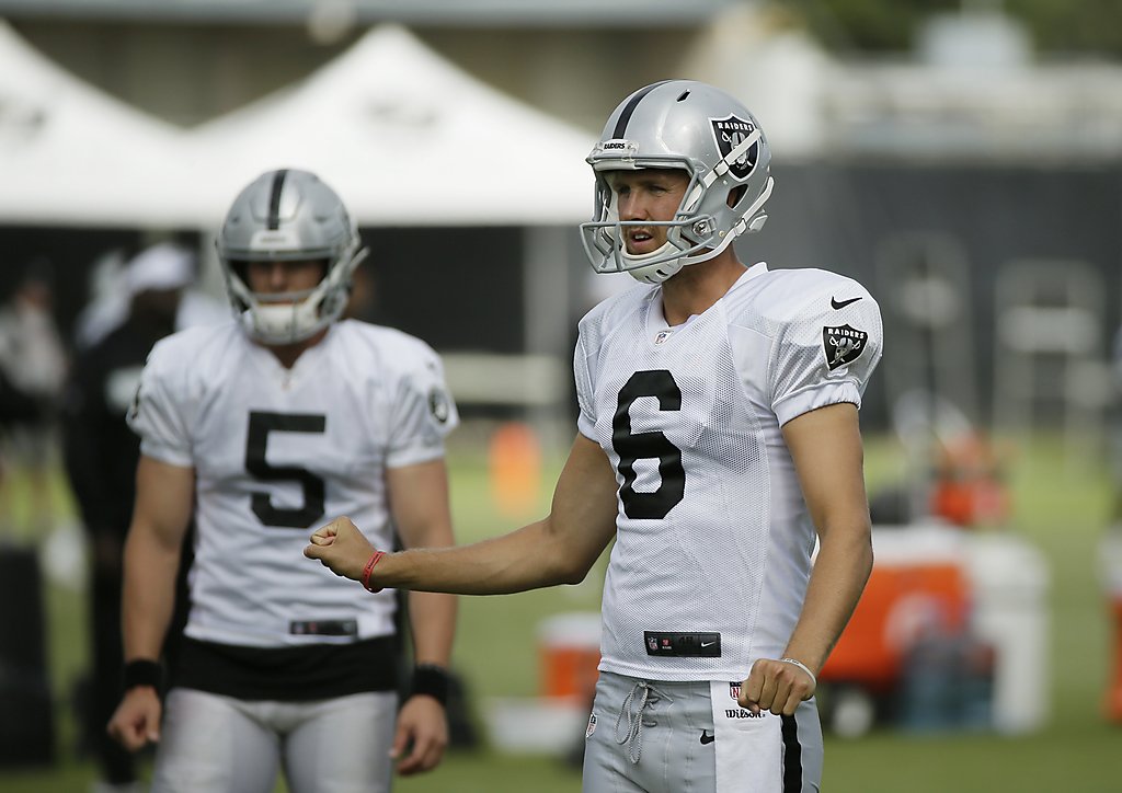Raiders practice report: ‘A good competition’ at punter