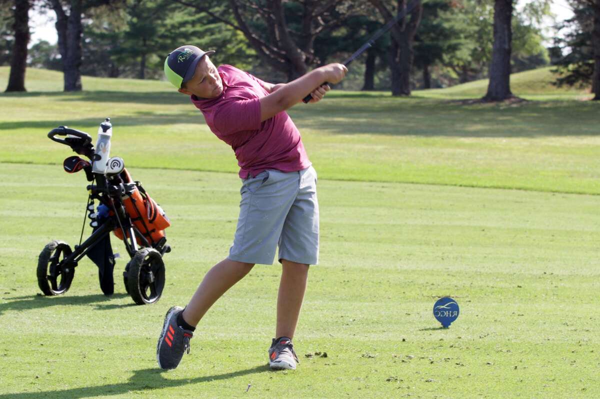 Young golfer plays above age, wins bronze medal on Buckley Tour