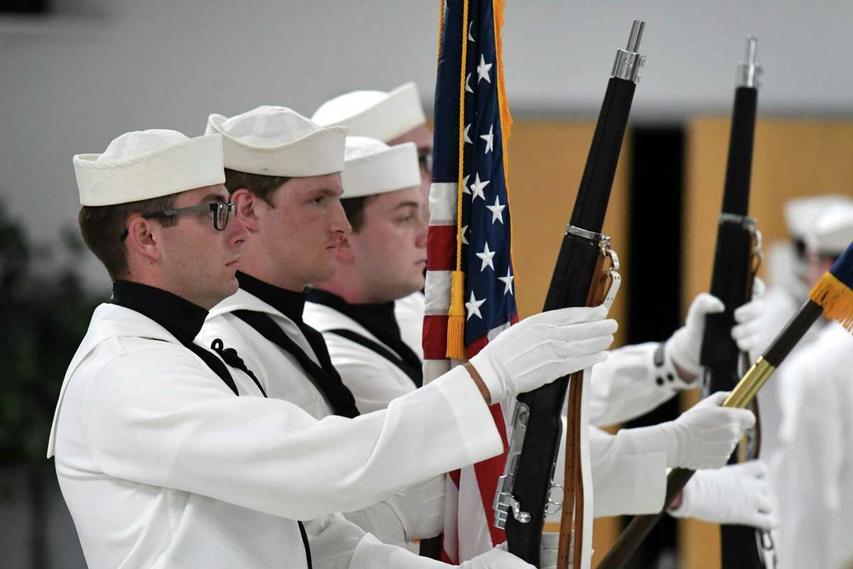Photos: Naval change of command ceremony in Saratoga Springs