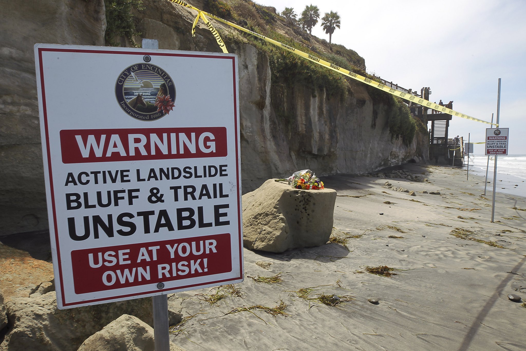 Deadly collapse of bluff in Southern California serves as warning for state