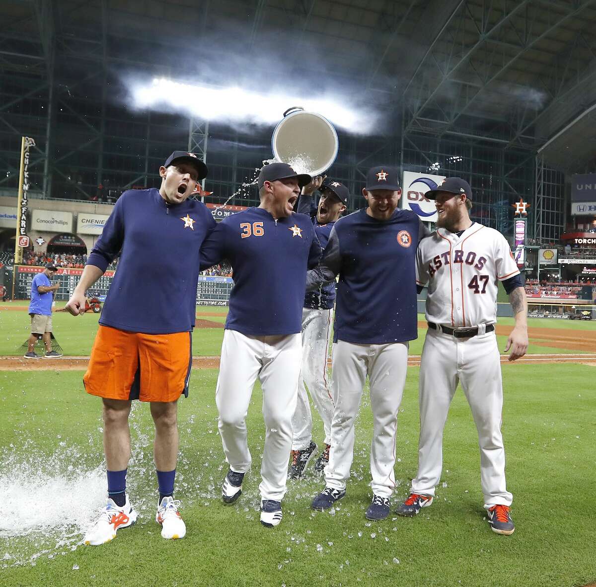 Astros pitchers toss combined no-hitter against Mariners