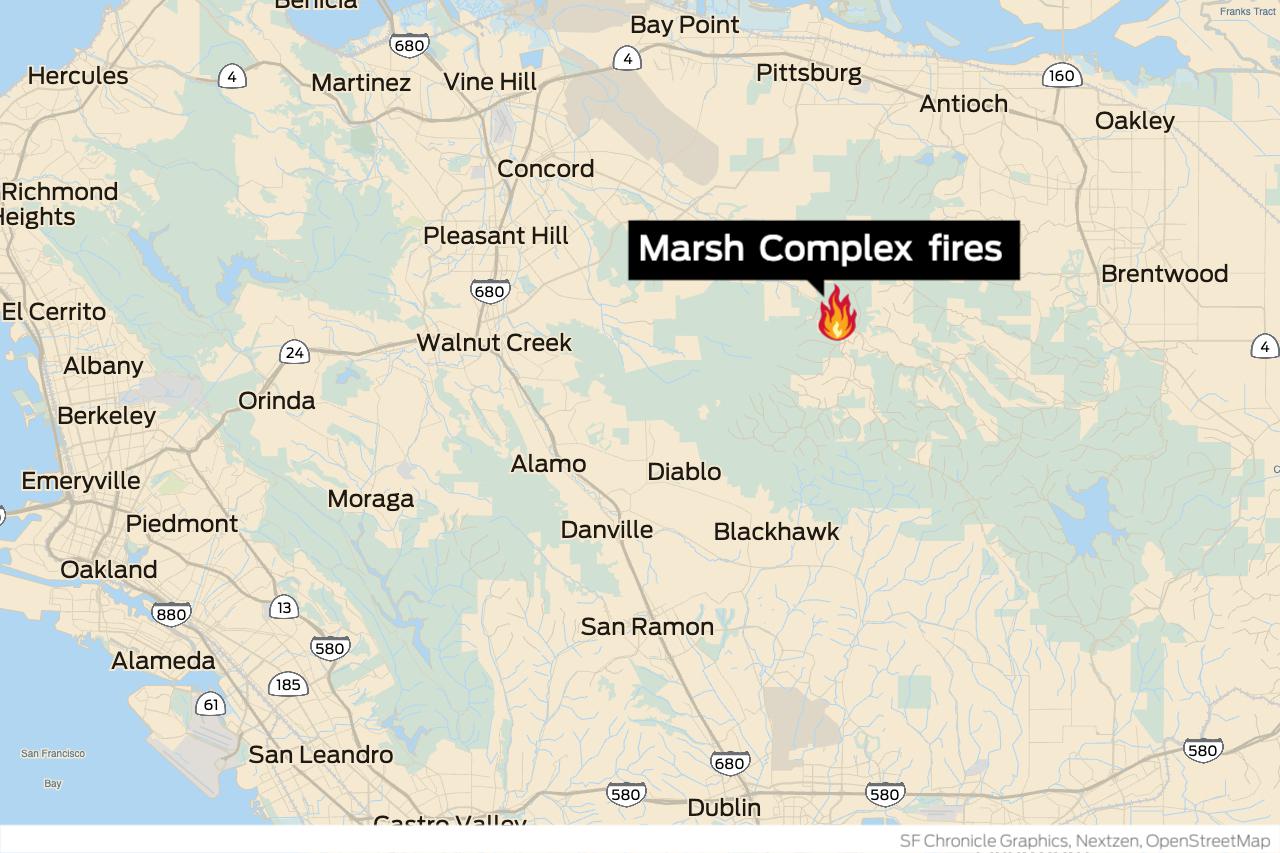 Marsh Complex fires burn 757 acres near Clayton; cause unknown