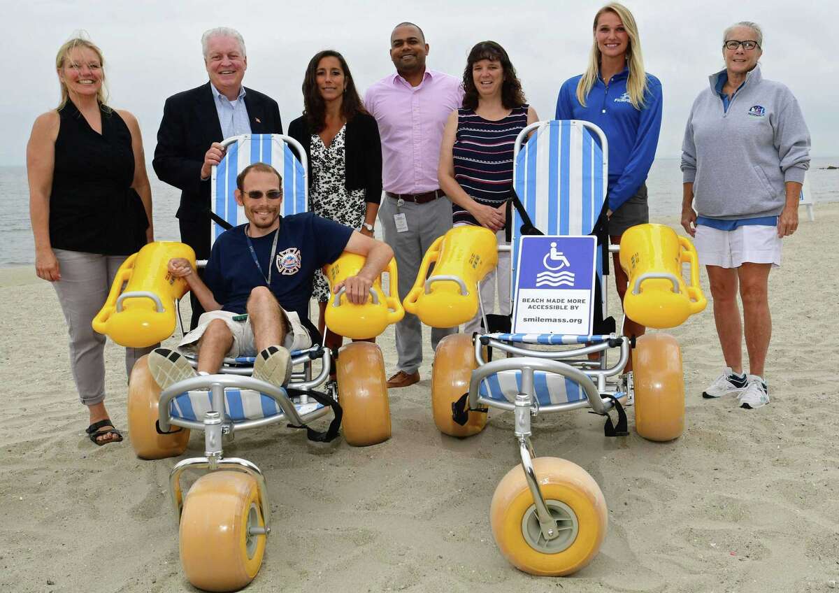 Floatable wheelchairs debut at area beaches