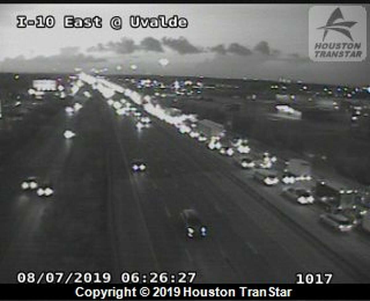 Major crash at I-10 and Beltway 8 clears, traffic still moving slowly