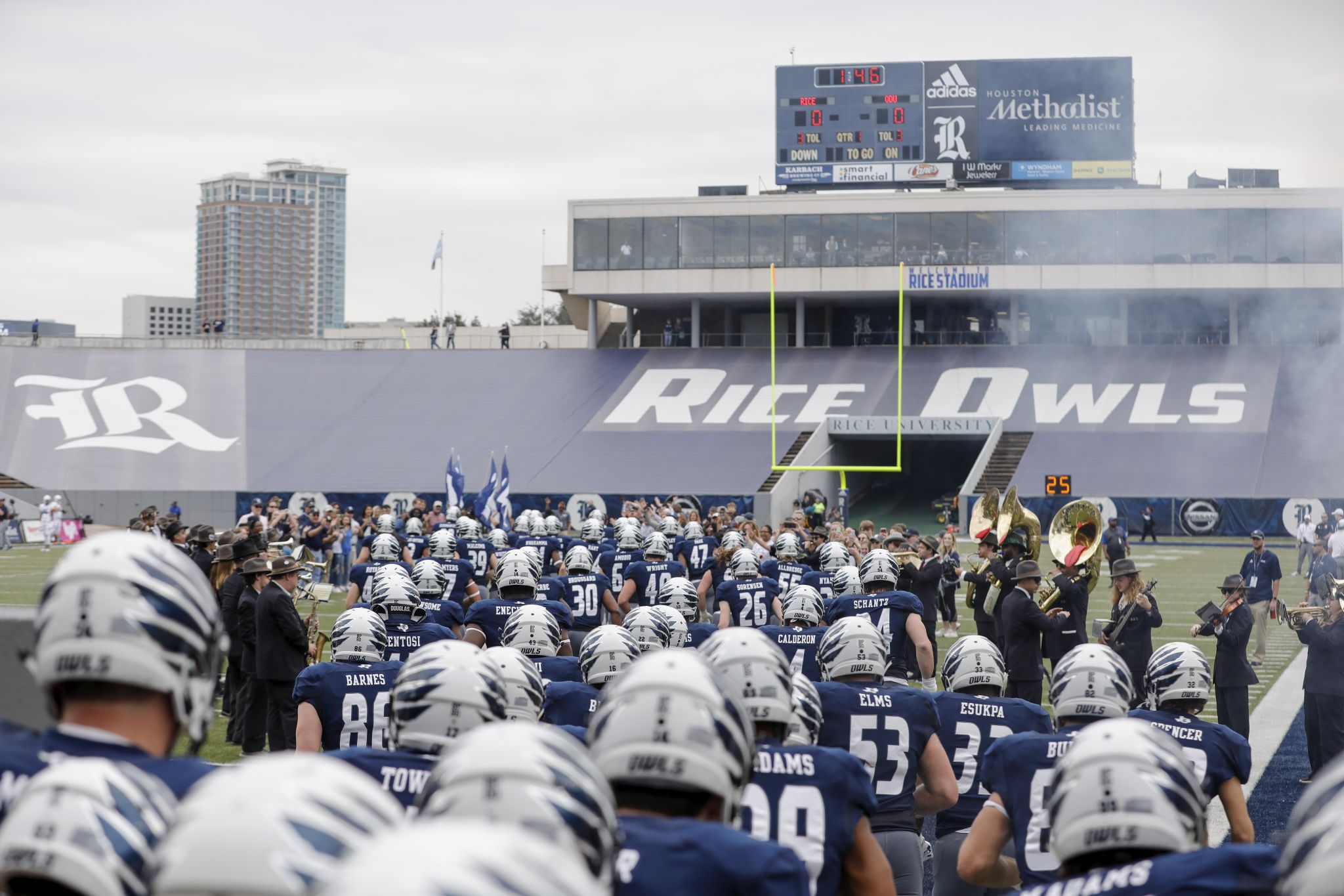 Rice won't have fans in stands for season opener