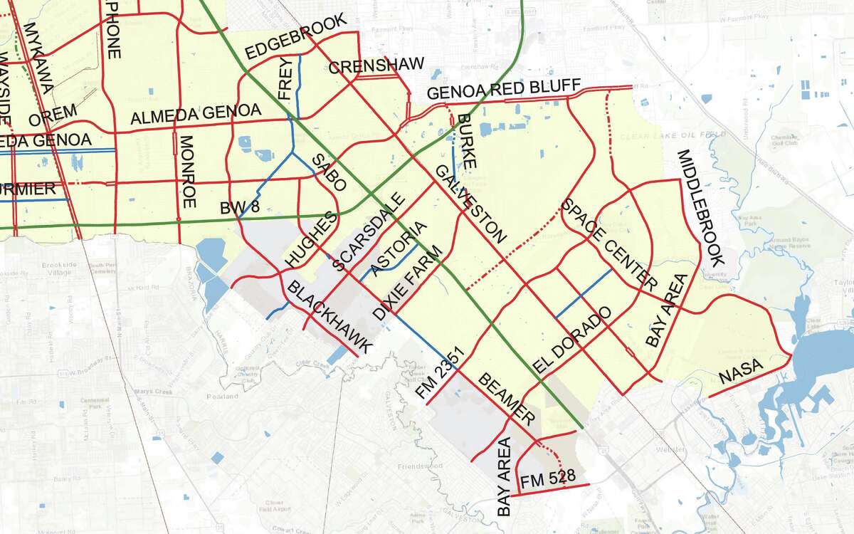 Maps show Houston’s wish list for roads throughout the city