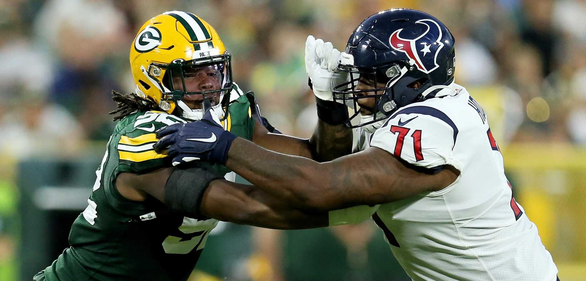 Texans rookie Tytus Howard enjoys his first NFL game