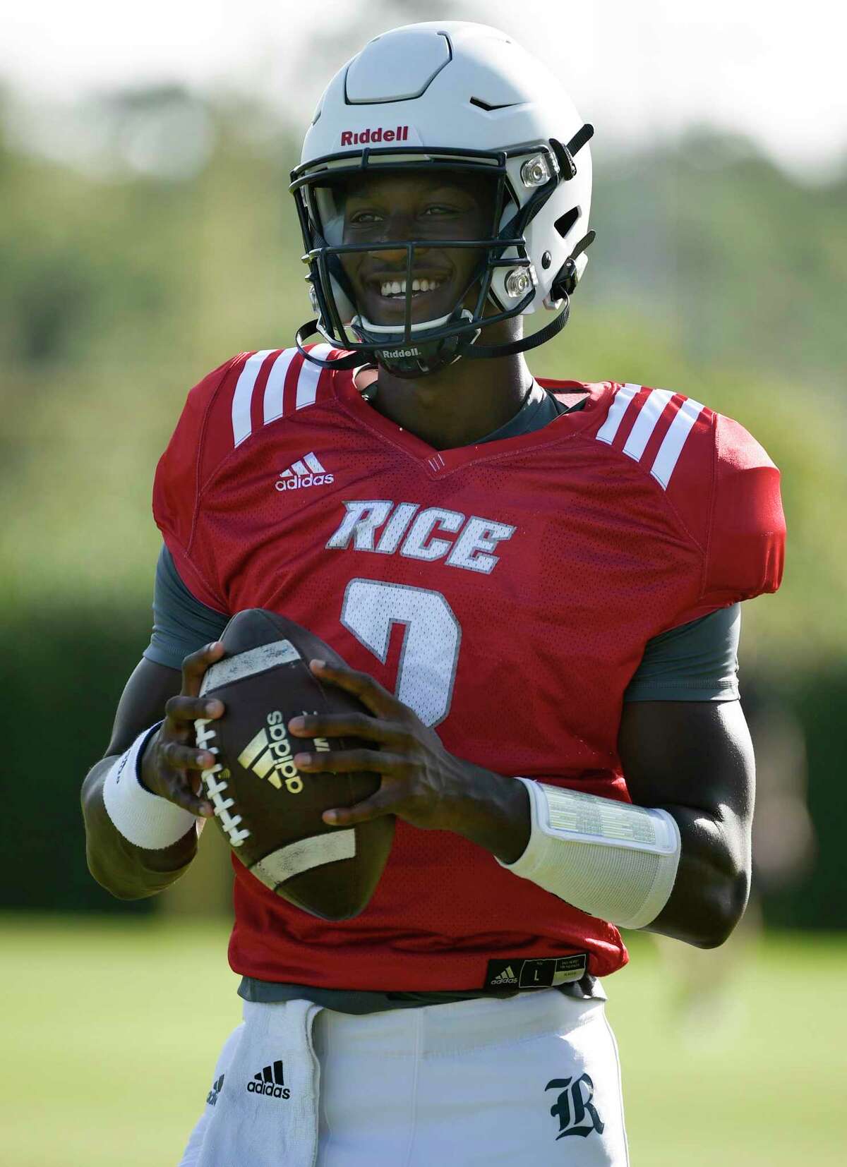 Rice’s first scrimmage ‘sloppy,’ but offers glimpse of progress