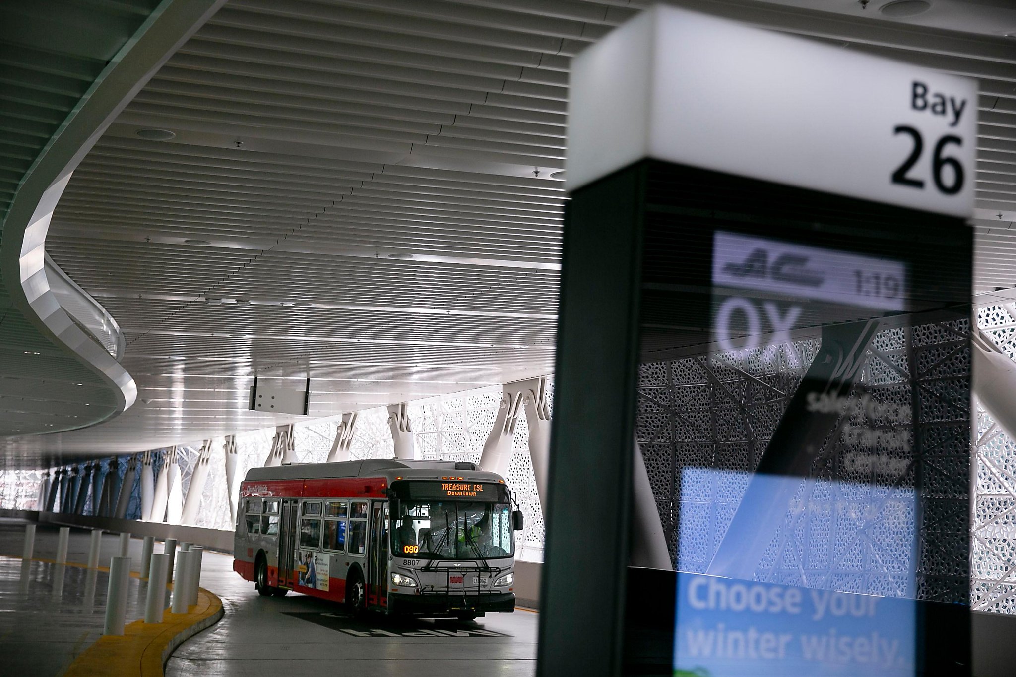 Buses roll again at SF’s Transbay transit center, declared safe after ...