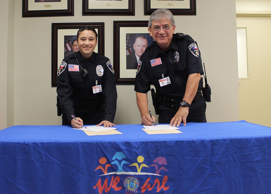 United ISD welcomes two new officers to police force