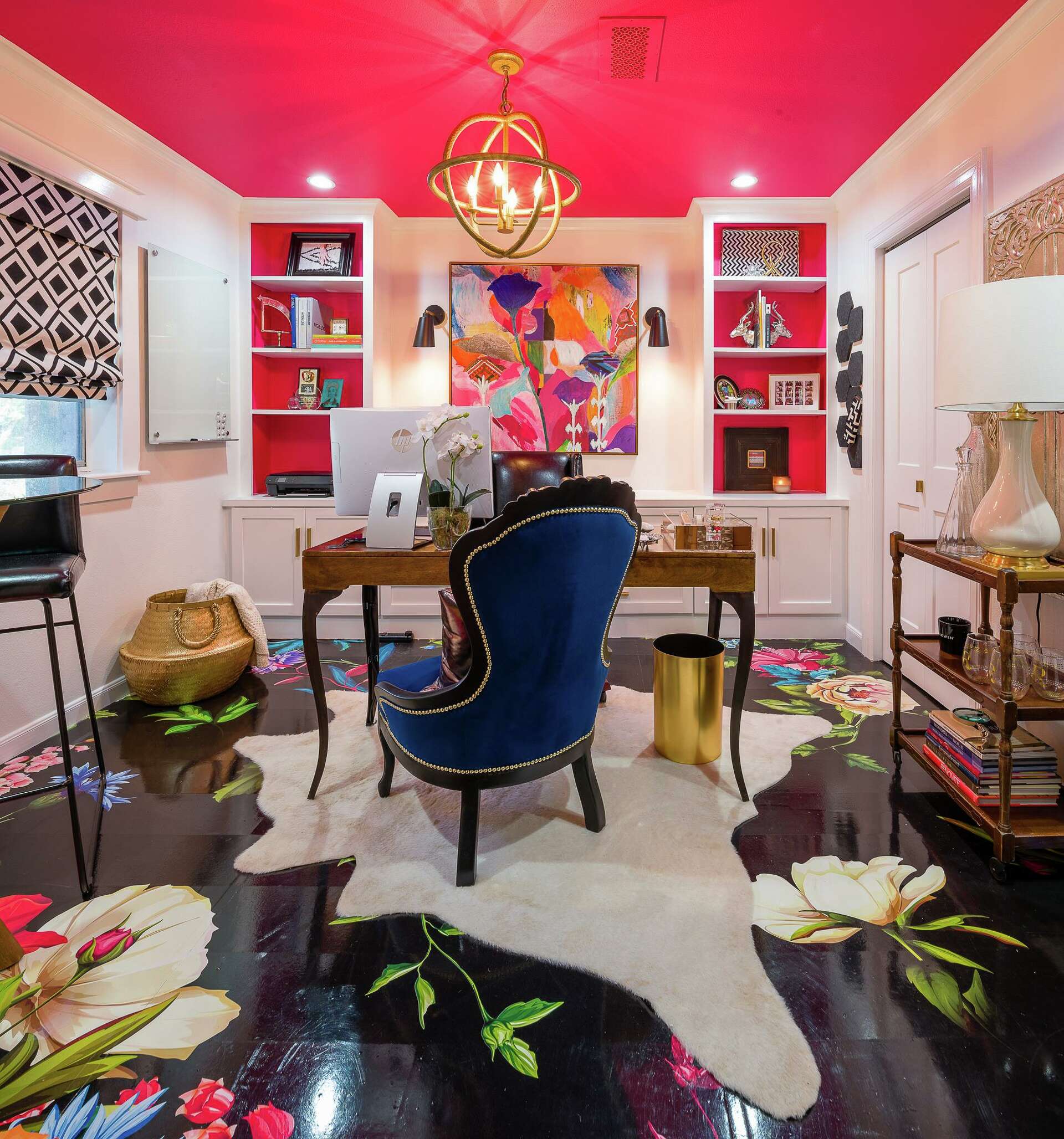 Home office is interior designer’s bold portfolio sample in itself