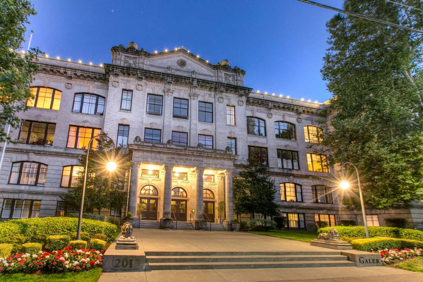 Historic Queen Anne condo in converted high school is $545K