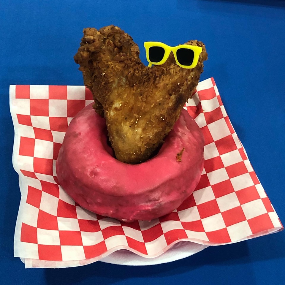 There's going to be a Big Red doughnut topped with a chicken wing at ...