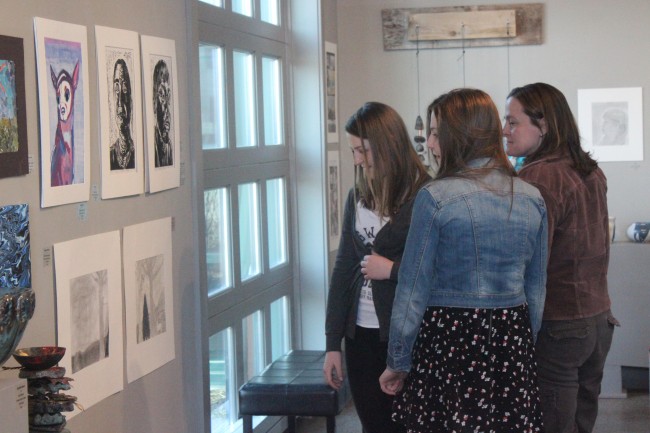 Students showcase art work at Oliver Art Center