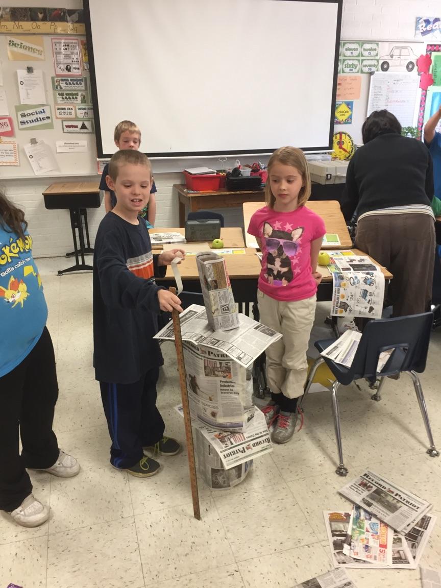 Teachers, students use newspapers for art
