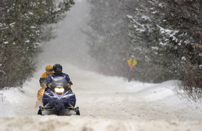 Complete a snowmobile safety class before the snow flies