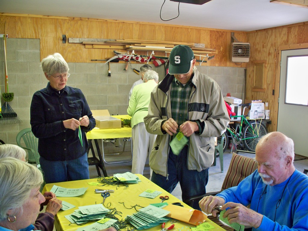 Volunteers spring into action