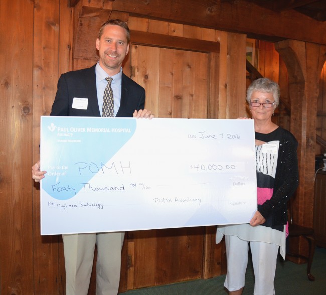 Auxiliary raises $40,000 for Paul Oliver