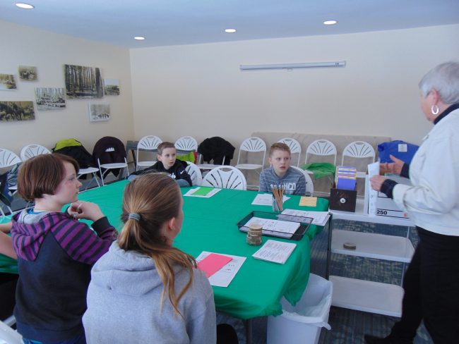 Elementary students present living history