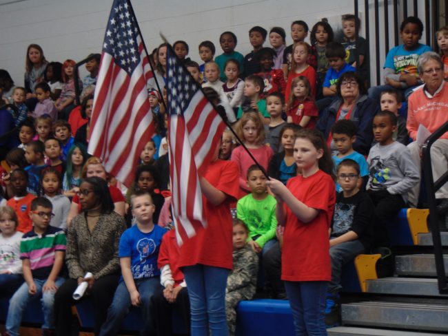 Students honor veterans