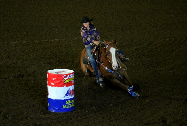 Chase woman wins barrel racing state championships