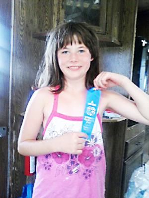 Girl Scouts take first place in rabbit show