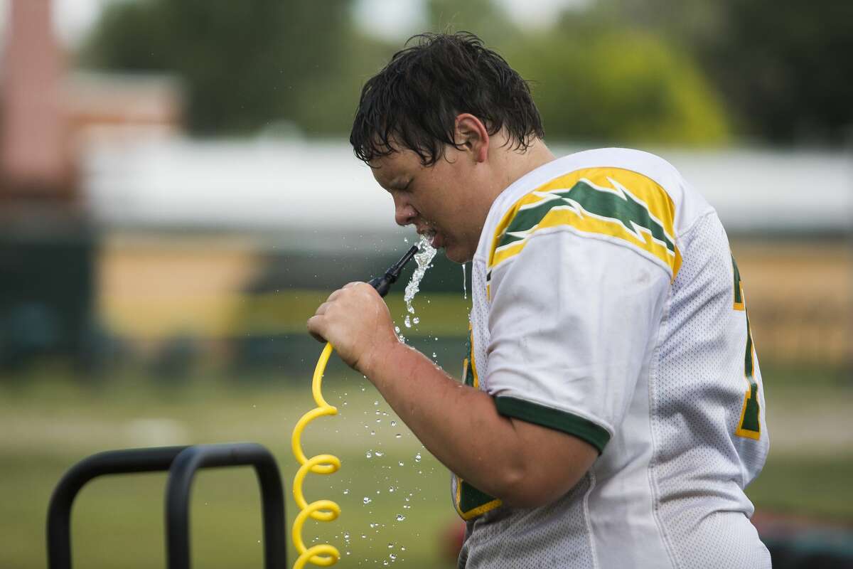 Dow High football practice - Friday, Aug. 16, 2019