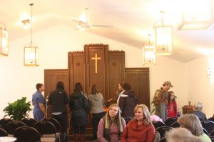 Members of Chase Fellowship Church feeling thankful