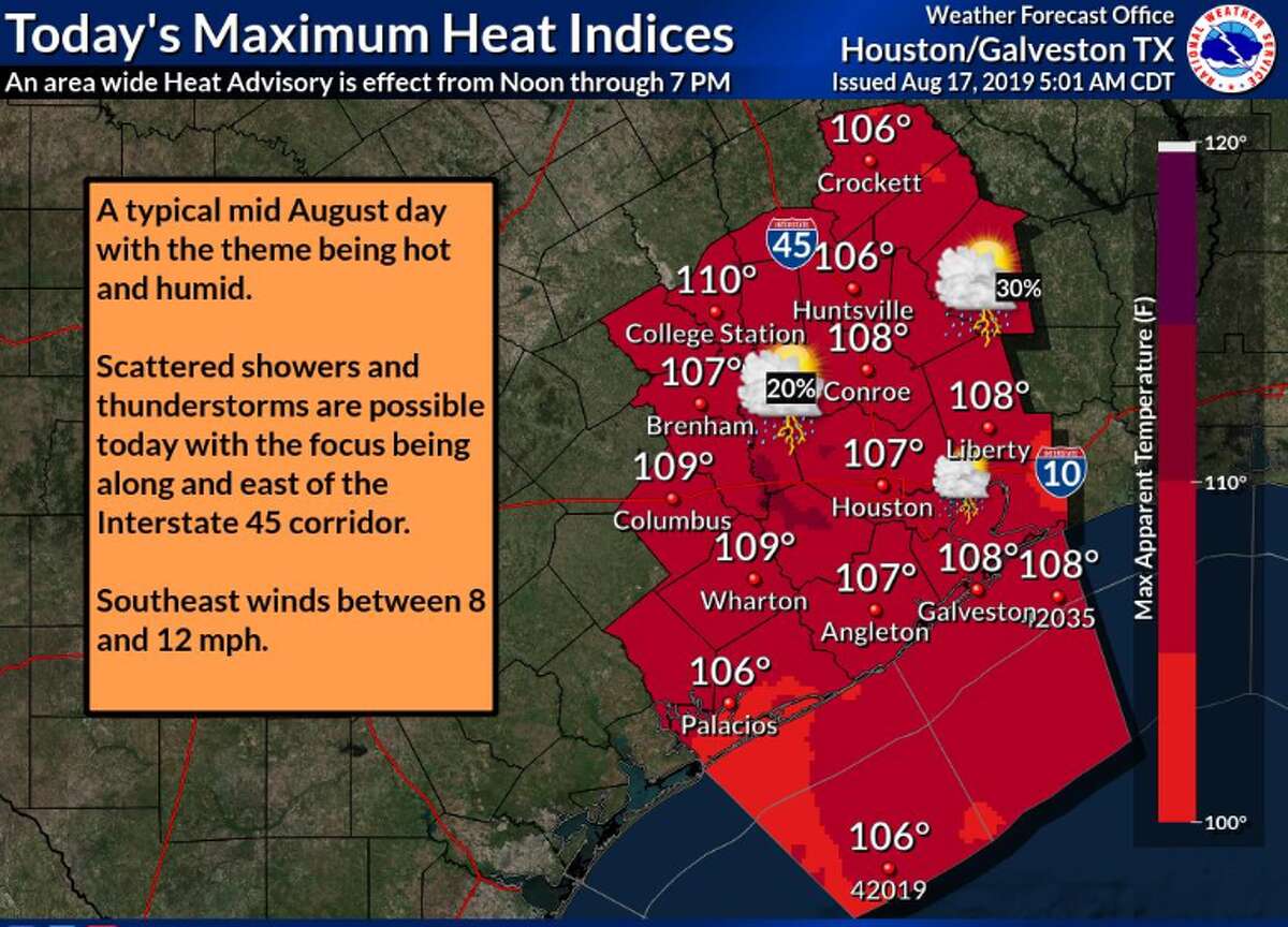 Heat advisory in effect Saturday in Houston, surrounding area