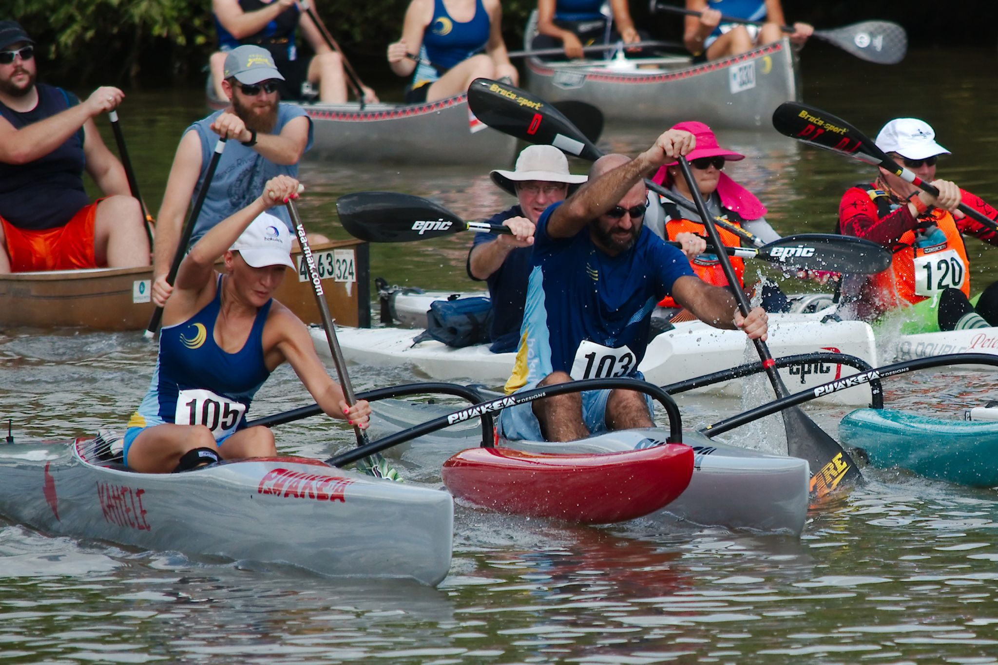 Clear Creek Paddle Race is cool fun for beginners and experts