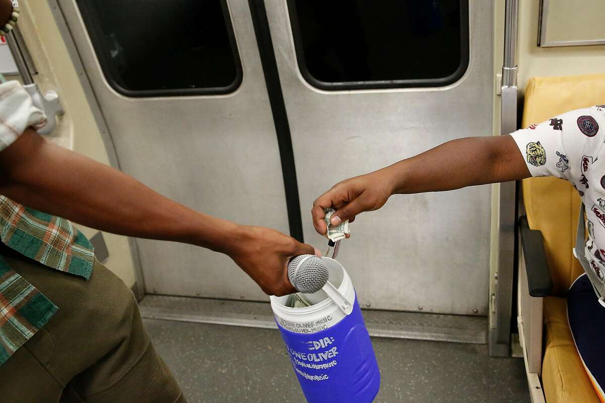 Rapper Tone Oliver makes up to $200 a day on BART. Should he be barred ...
