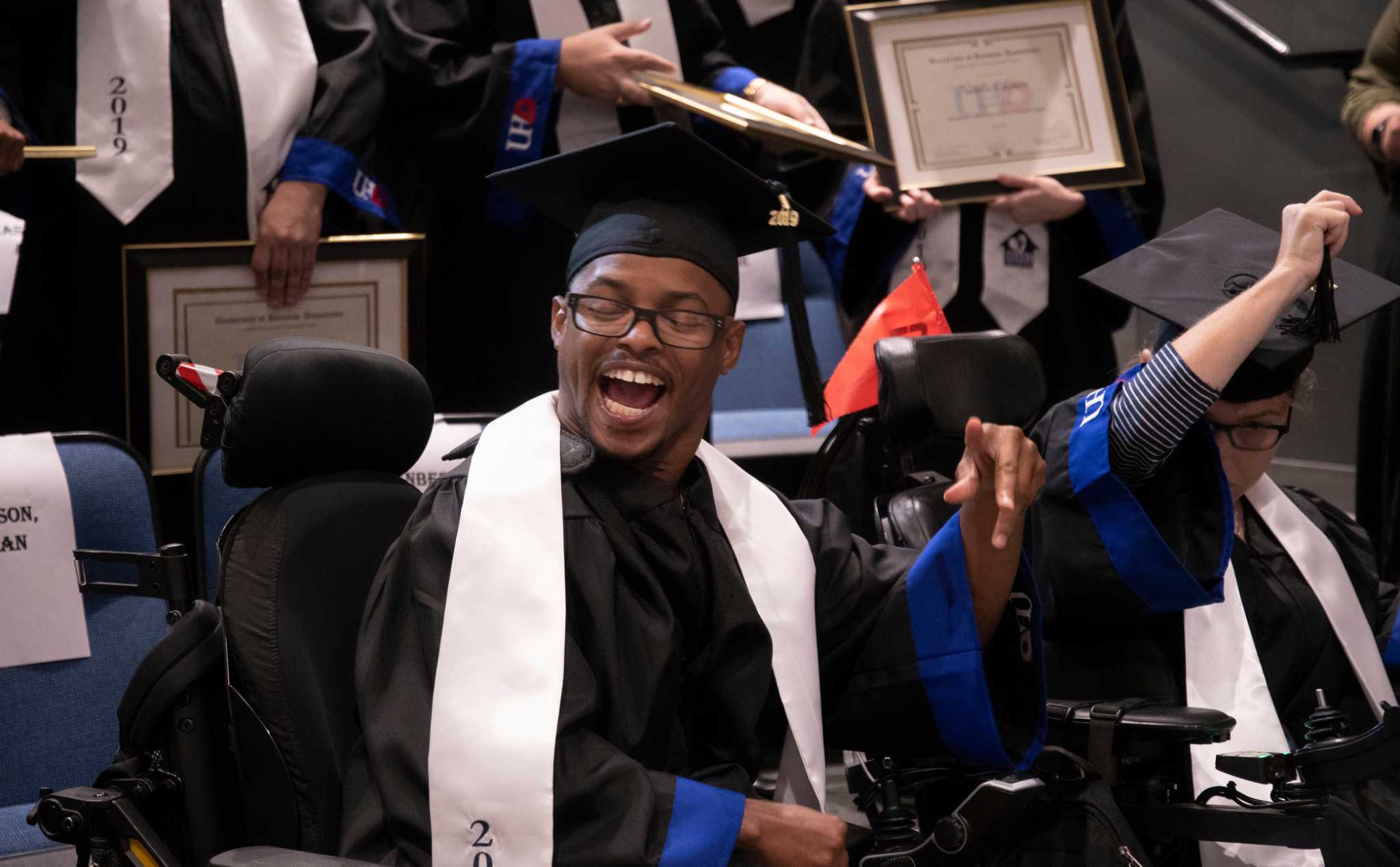 Students with disabilities graduate special UHD program