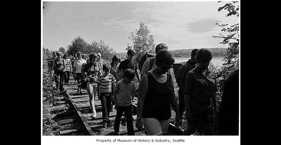 In history: Burke-Gilman, once a rail route for loggers, is dedicated ...