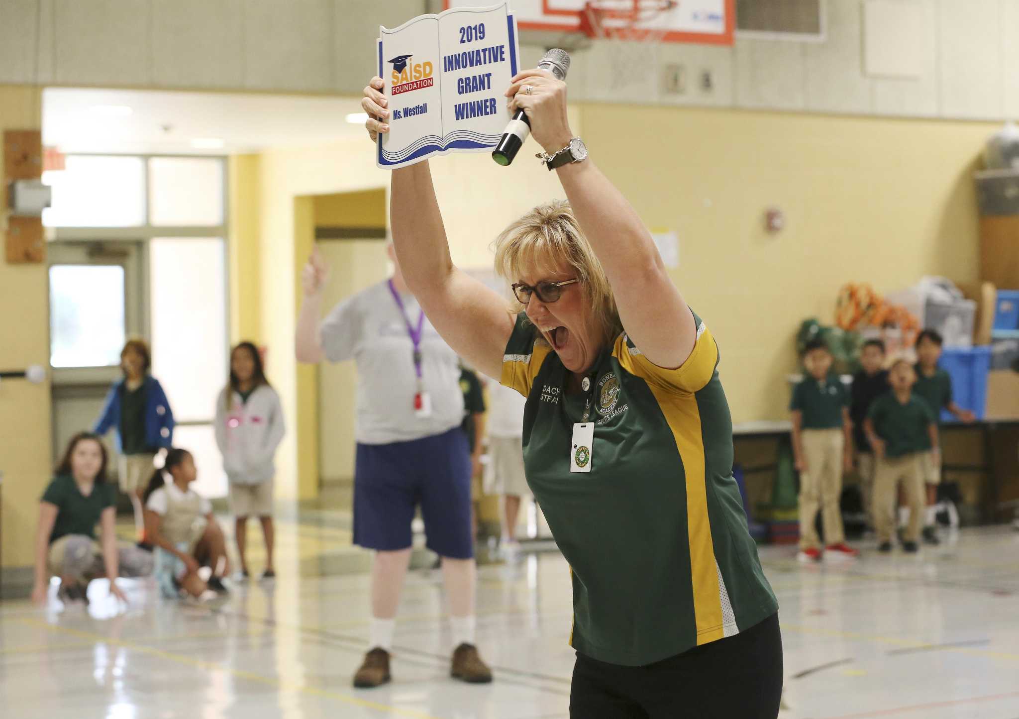 Teachers and staff surprised with grants — and Bonham Academy has 11 of ...