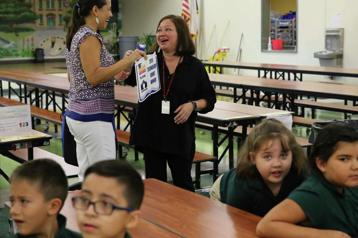 Teachers and staff surprised with grants — and Bonham Academy has 11 of ...