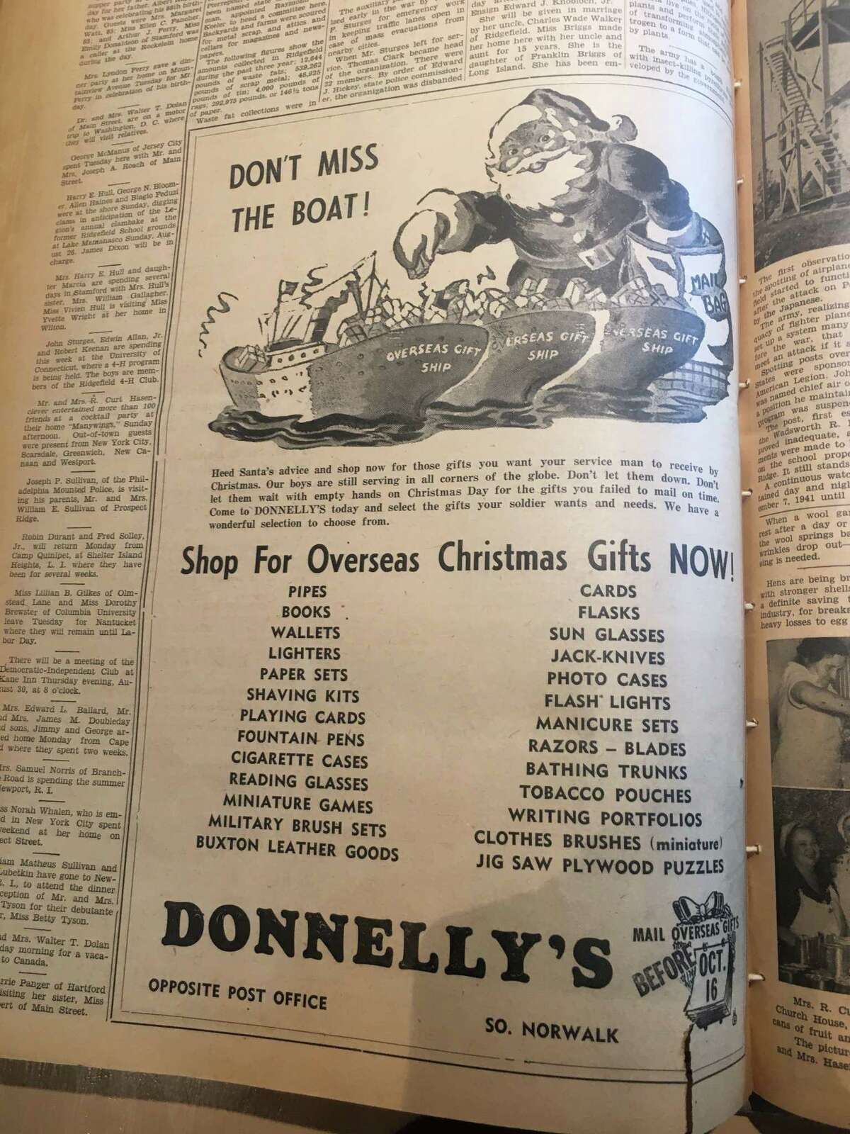 On this day in Ridgefield history: The Press prints “Victory Edition”